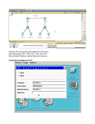 Static dan-dynamic-routing-pada-cisco-packet-tracer | PDF