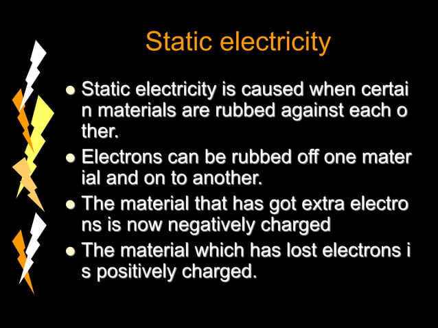 Static Electricity I Gaurav Singh Rajput | PPT