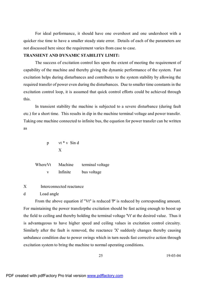 Static excitation-system | PDF