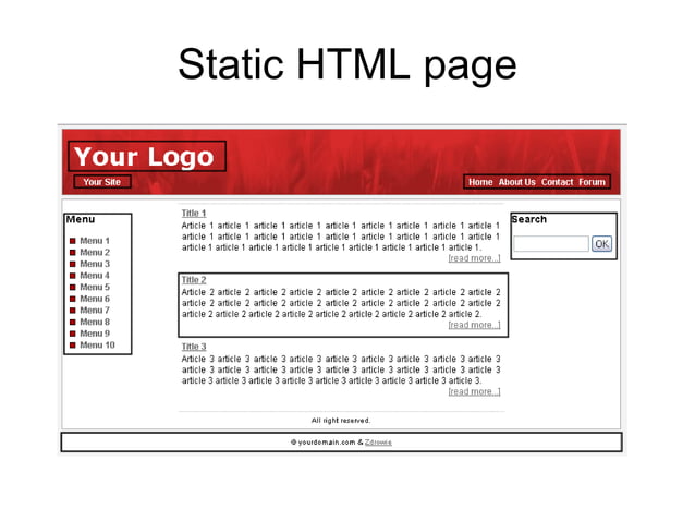 Converting Static Html To Drupal Theme | PPT Converting Static Html To Drupal Theme | PPT