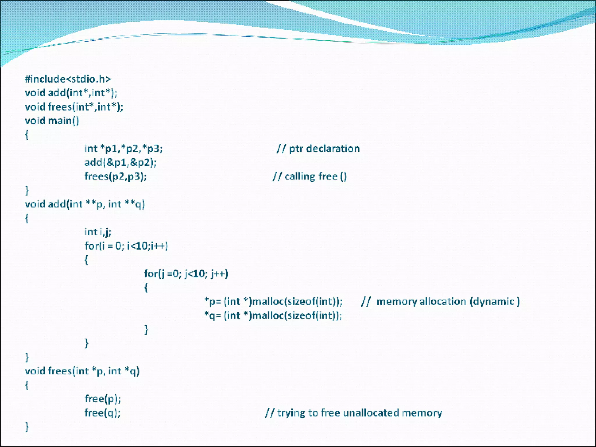 Static Memory Leak Detector | PPT