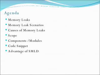 Static Memory Leak Detector | PPT