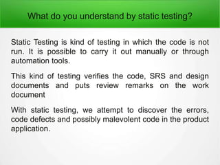 Static testing-vs-dynamic-testing | PPTX