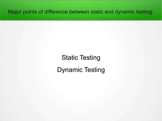 Static testing-vs-dynamic-testing | PPT