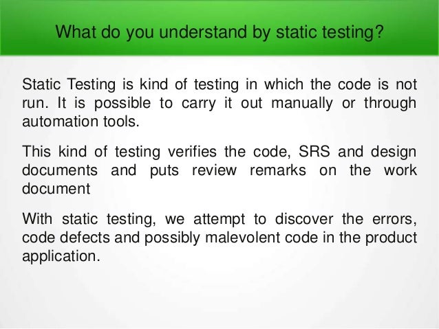 Static testing-vs-dynamic-testing