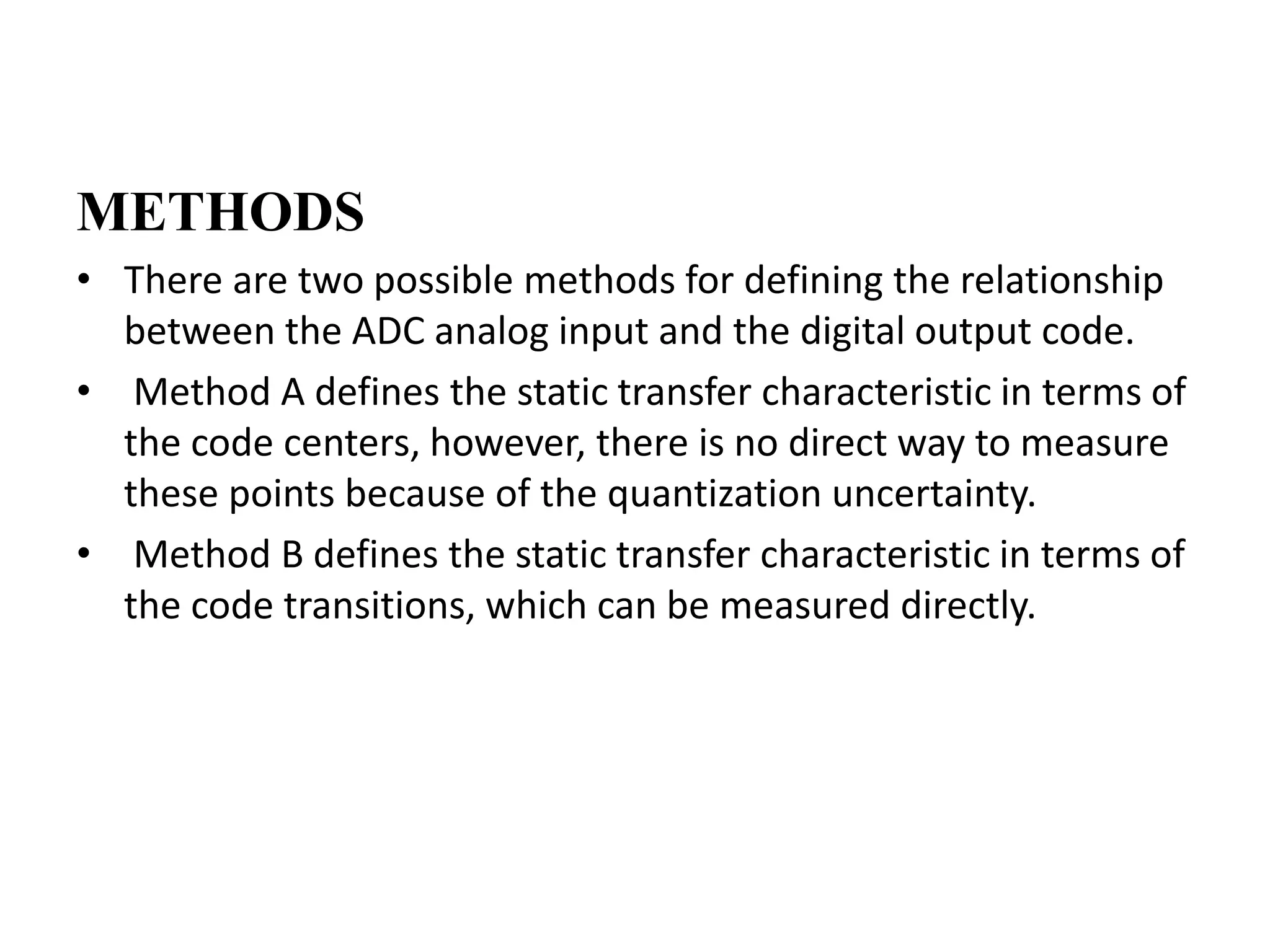 Static adc testing | PPTX