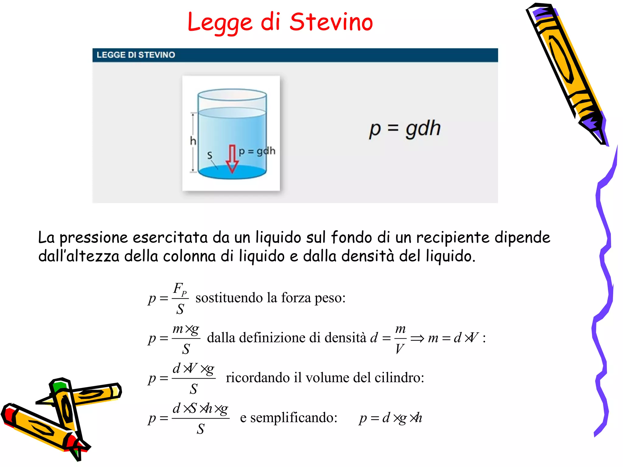 Statica dei fluidi | PPT