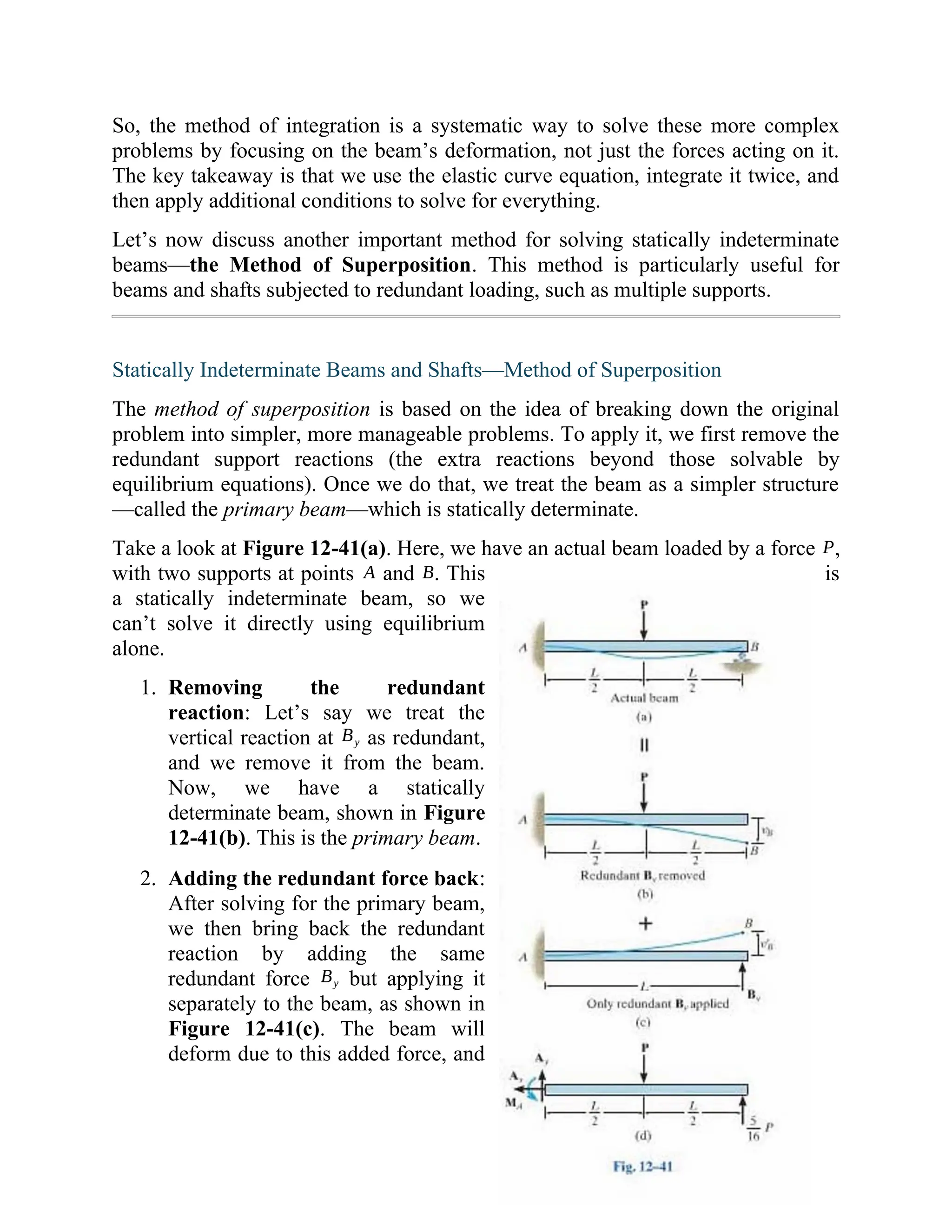 Statically indeterminate beams and shafts.docx