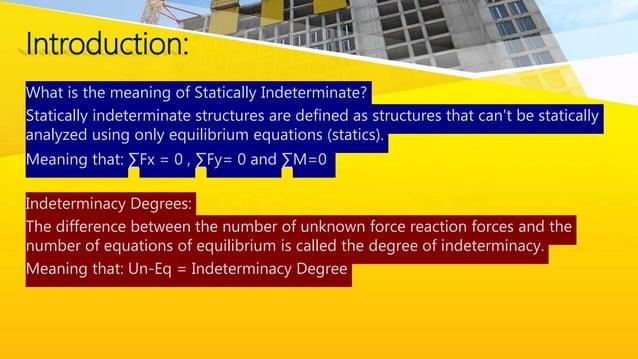 Statically indeterminate by virtual work2 | PPT