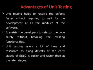 static analysis and unit testing in SE.pptx