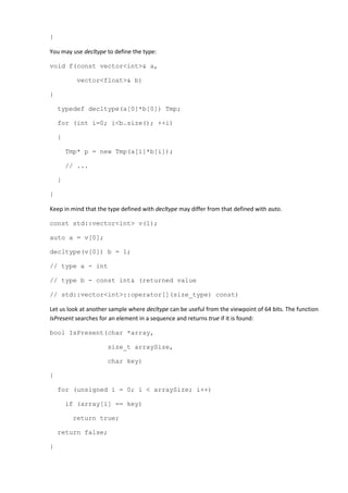 Static code analysis and the new language standard C++0x | PDF