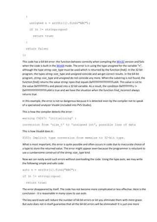 Static code analysis and the new language standard C++0x | PDF