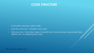 Static analysis by tools | PPT
