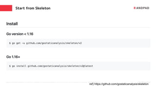 Static analysis for go lang | PPT