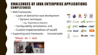 Static analysis of java enterprise applications | PPT