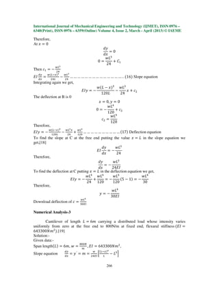 Static analysis of thin beams by interpolation method approach | PDF