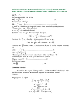 Static analysis of thin beams by interpolation method approach | PDF