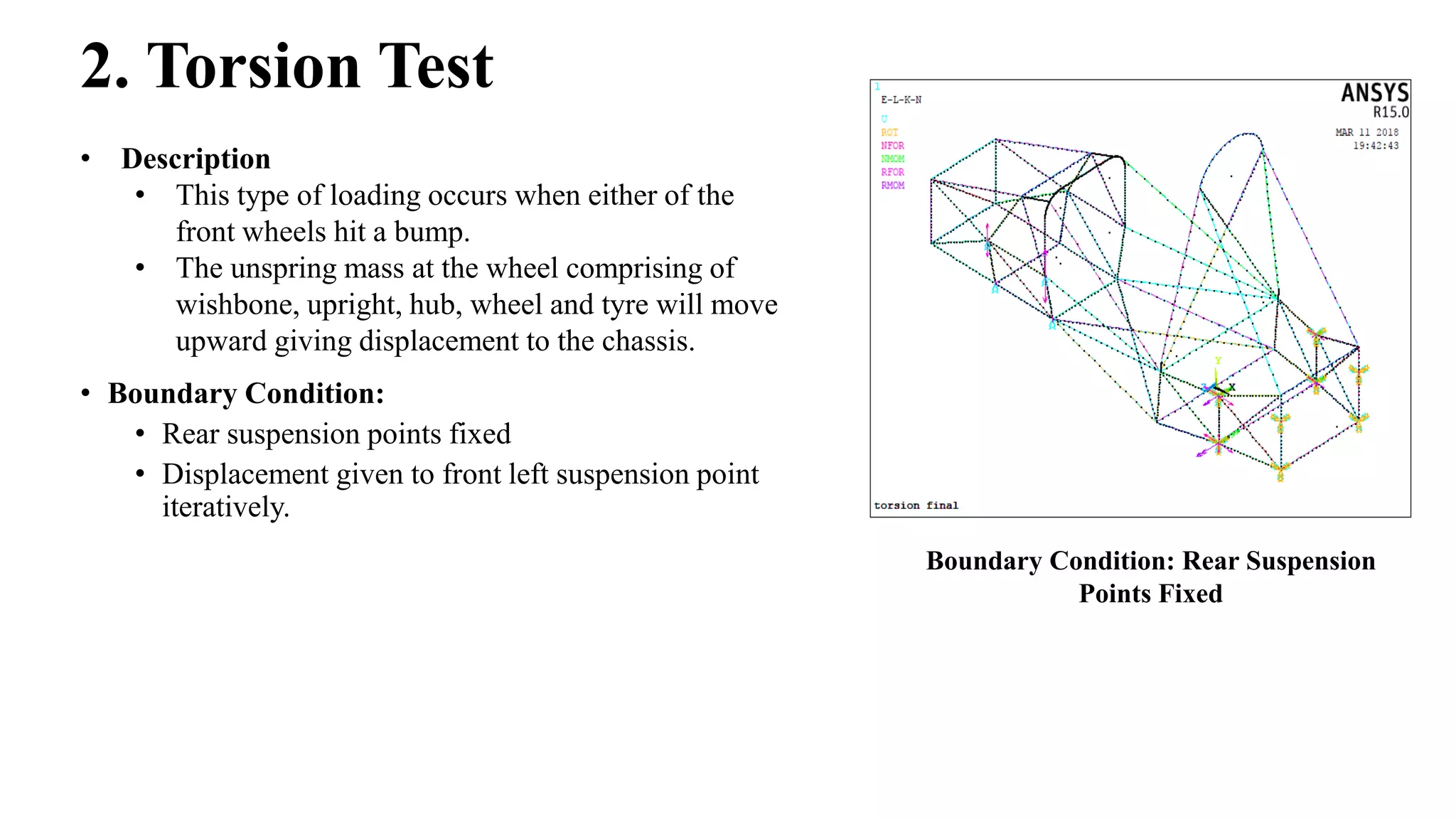 Static and dynamic analysis of automobile car chassis | PPTX