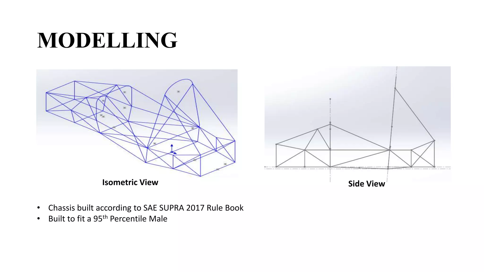 Static and dynamic analysis of automobile car chassis | PPTX