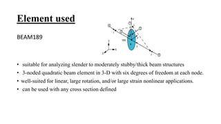 Static and dynamic analysis of automobile car chassis | PPTX