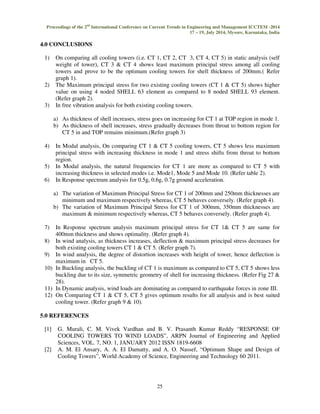 Static and dynamic analysis of hyperbolic cooling tower | PDF