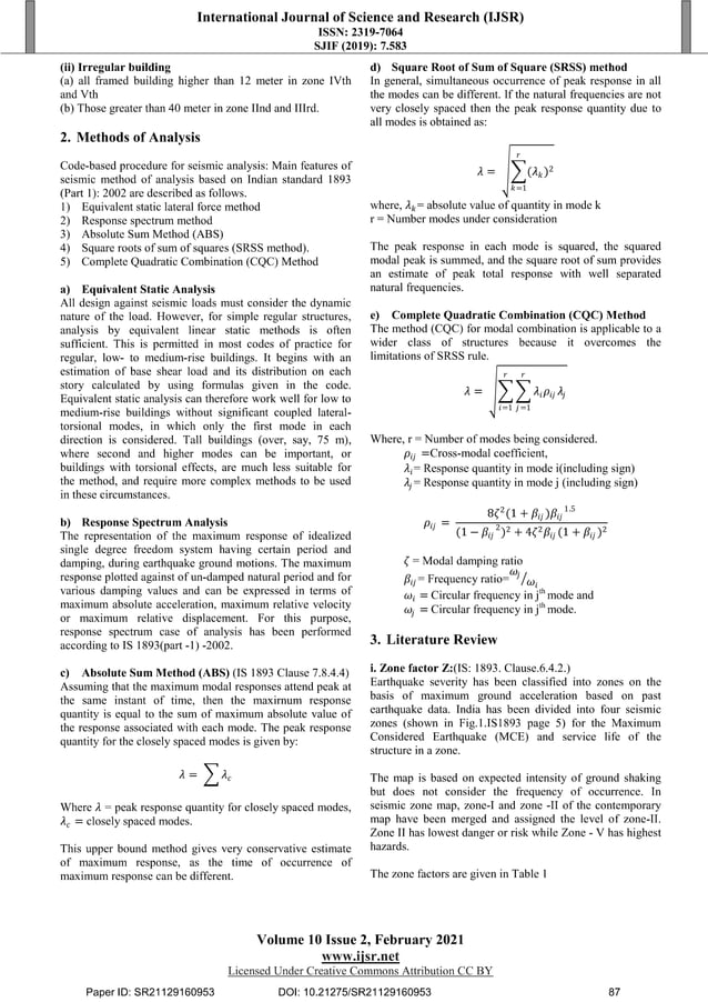 Static and Dynamic Analysis of Multi - storied Building in Seismic Zones.pdf