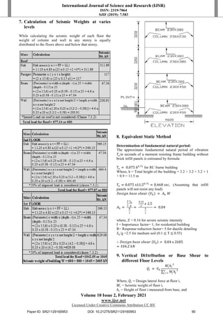 Static and Dynamic Analysis of Multi - storied Building in Seismic ...
