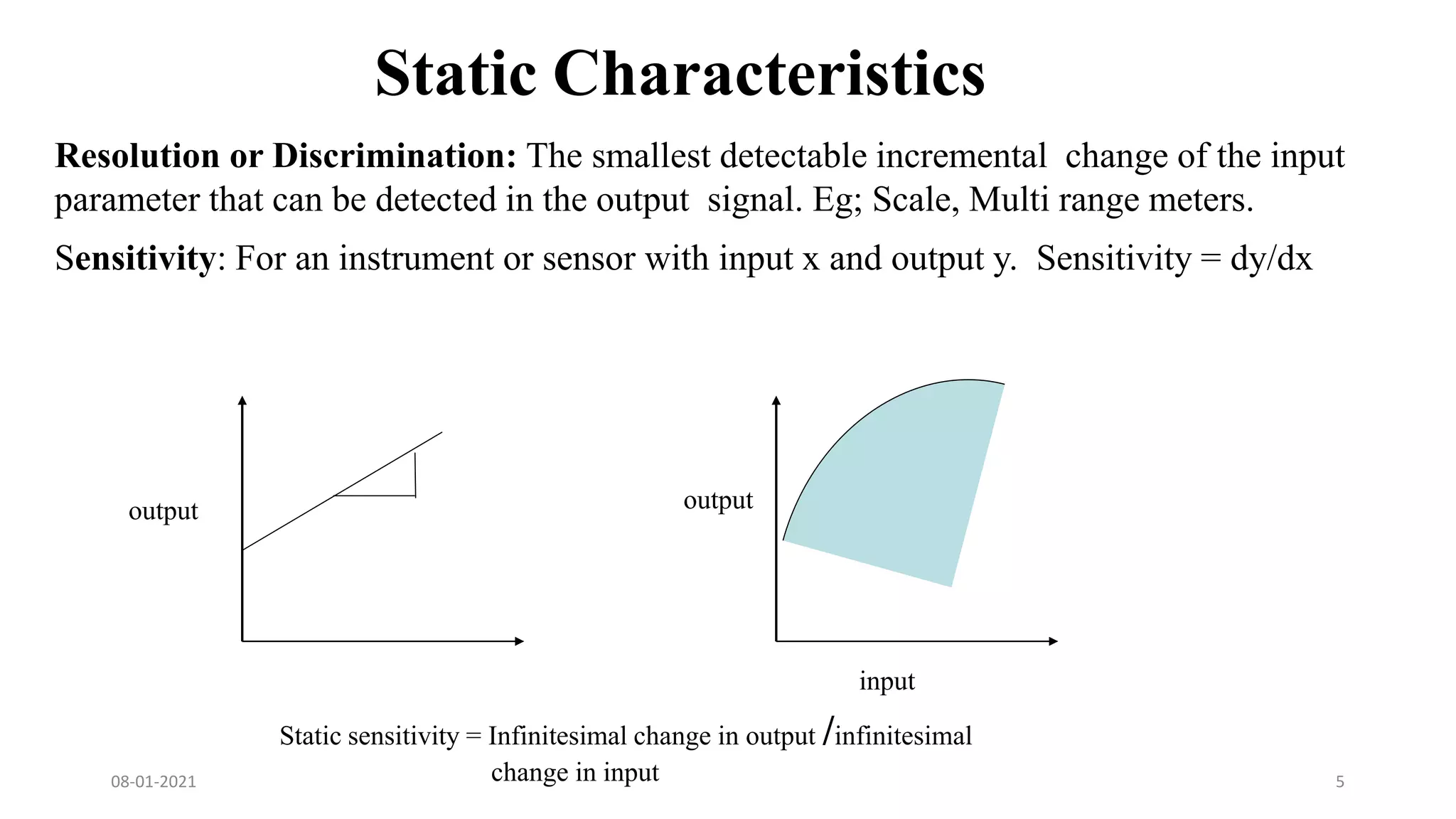 Static and Dynamic characteristics of Measuring Instrument | PPT