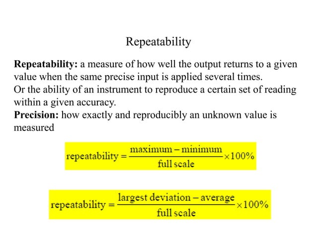 Static And Dynamic Characteristics Of Instruments Pdf Physics Science