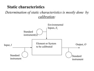 Static and dynamic characteristics of instruments | PDF