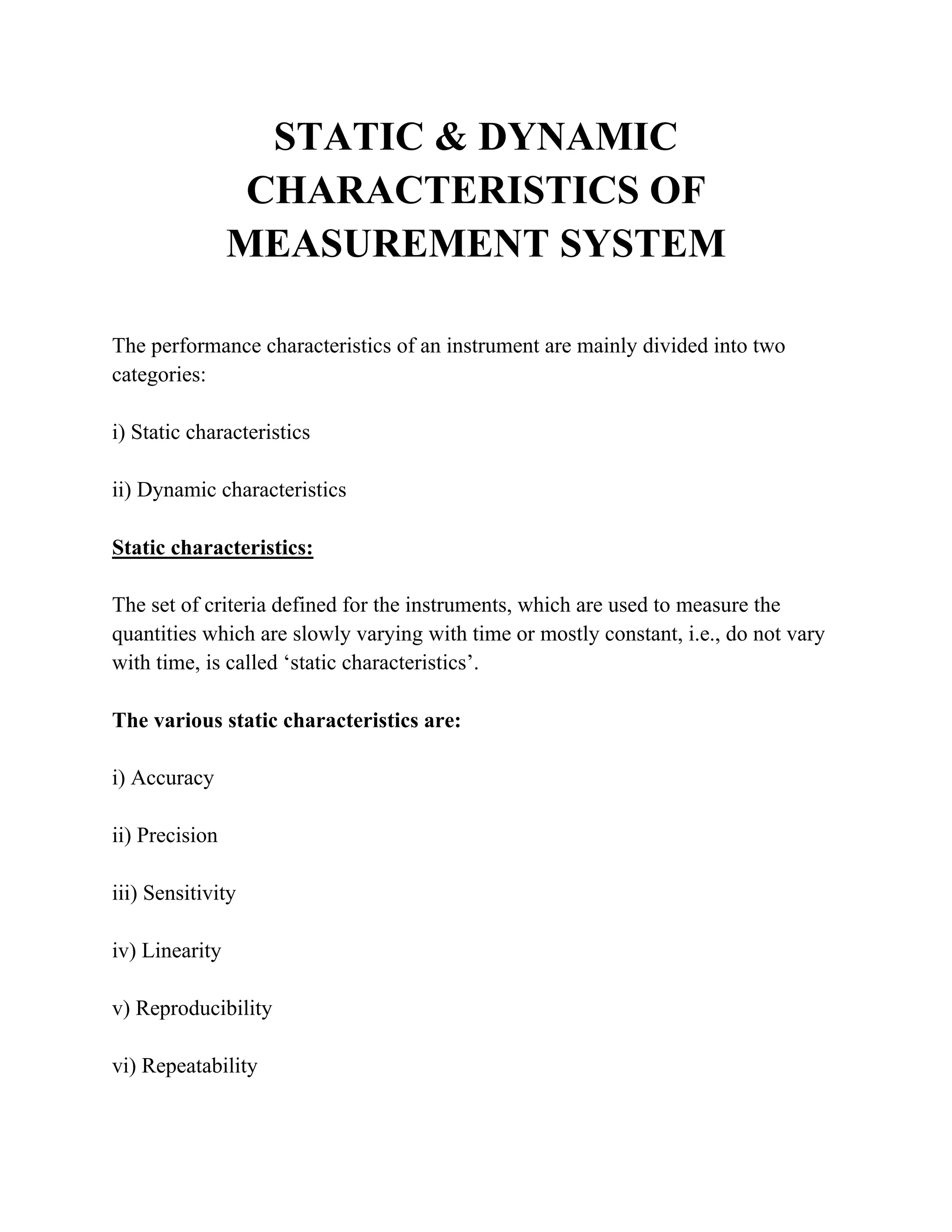 Static and dynamic_characteristics_of_measurement_system | PDF