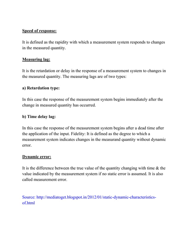 Static and dynamic_characteristics_of_measurement_system | PDF