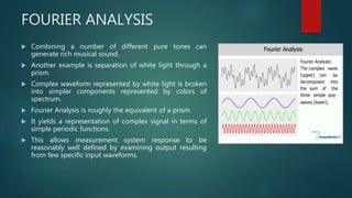 Static and dynamic characteristics of signals | PPTX