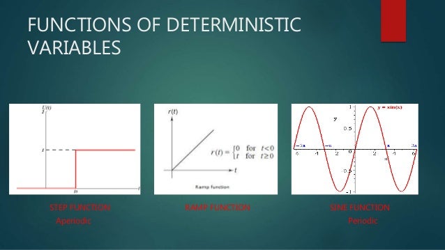 Static and dynamic characteristics of signals