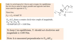 Static and dynamic force analysis | PPTX