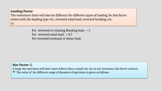 STATIC AND FATIGUE LOADING|MACHINE DESIGNE.pptx