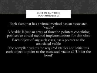 Static and dynamic polymorphism | PPT