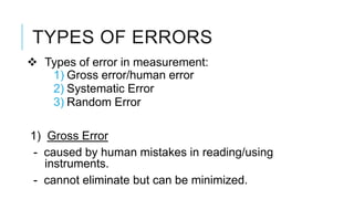 Static characteristics in mechanical measurements & metrology | PPT