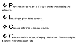 Static characteristics in mechanical measurements & metrology | PPT
