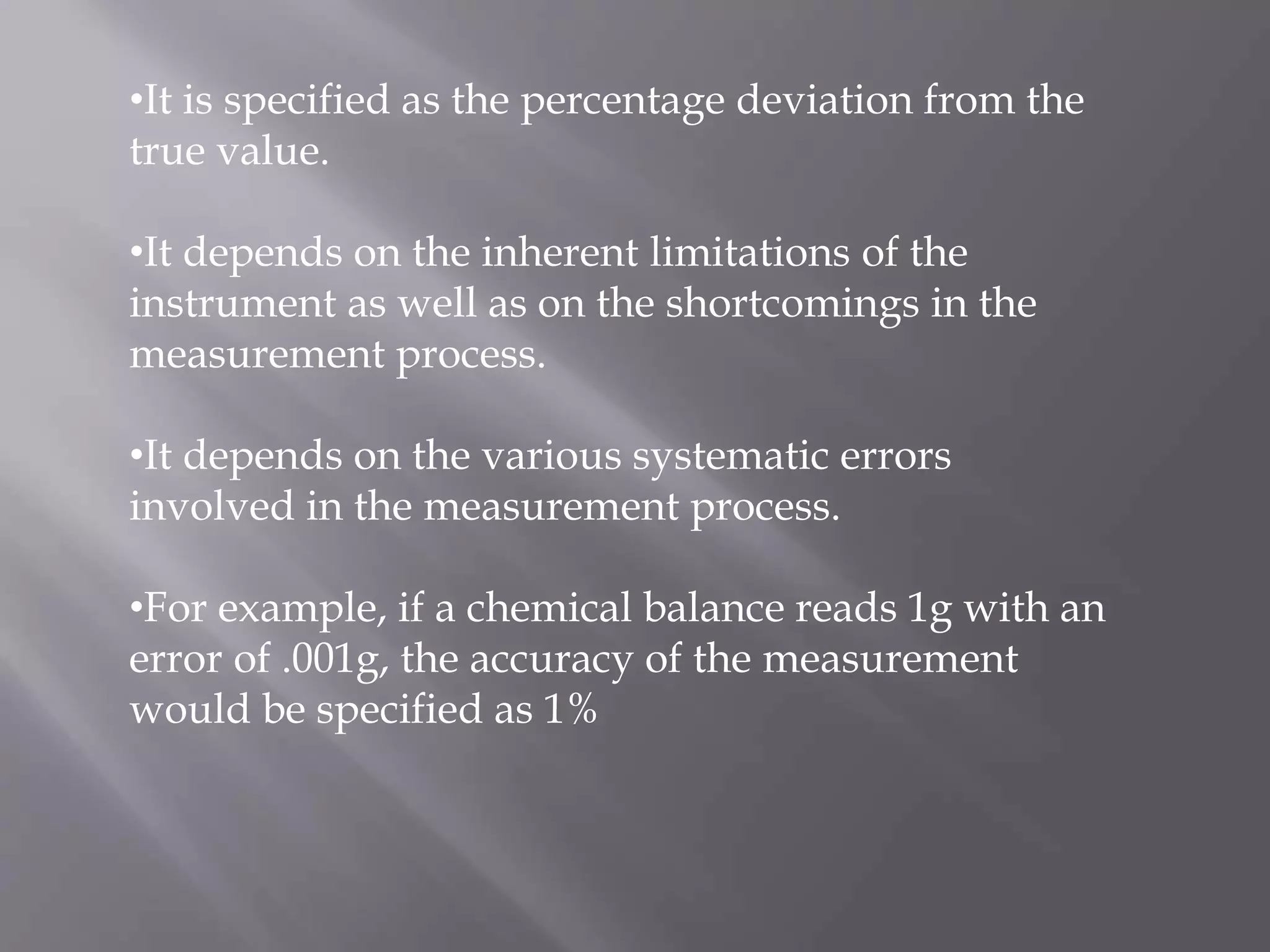 Static characteristics in Instrumentation and metrology | PPTX
