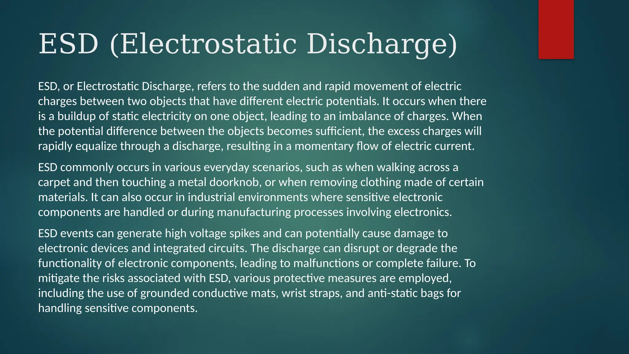 Static Charge is one the major hazard in the industry | PPTX