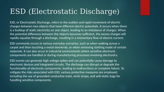 Static Charge is one the major hazard in the industry | PPTX