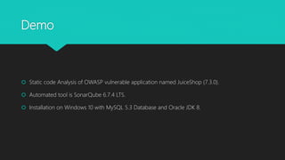Static Code Analysis | PPT