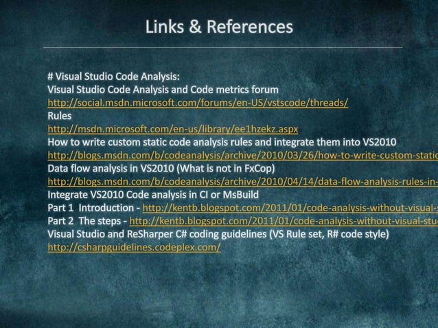 Static code analysis | PPTX