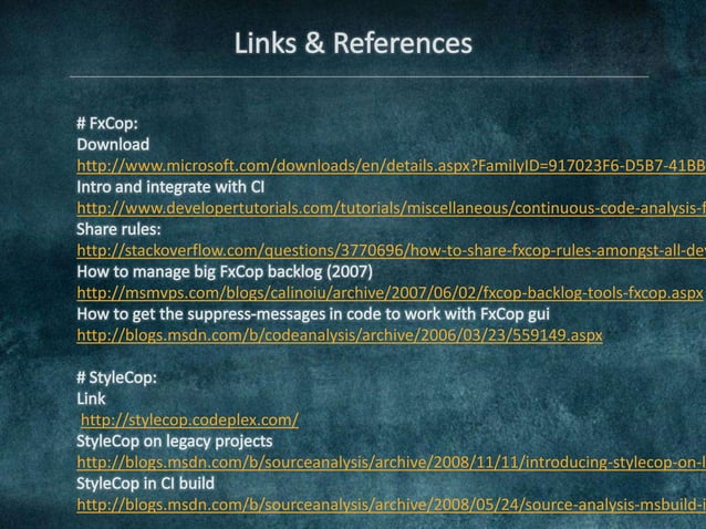 Static code analysis | PPTX
