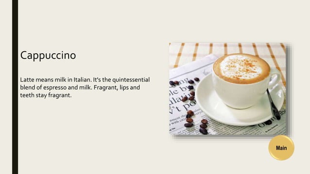 Static coffee meaning hj | PPTX