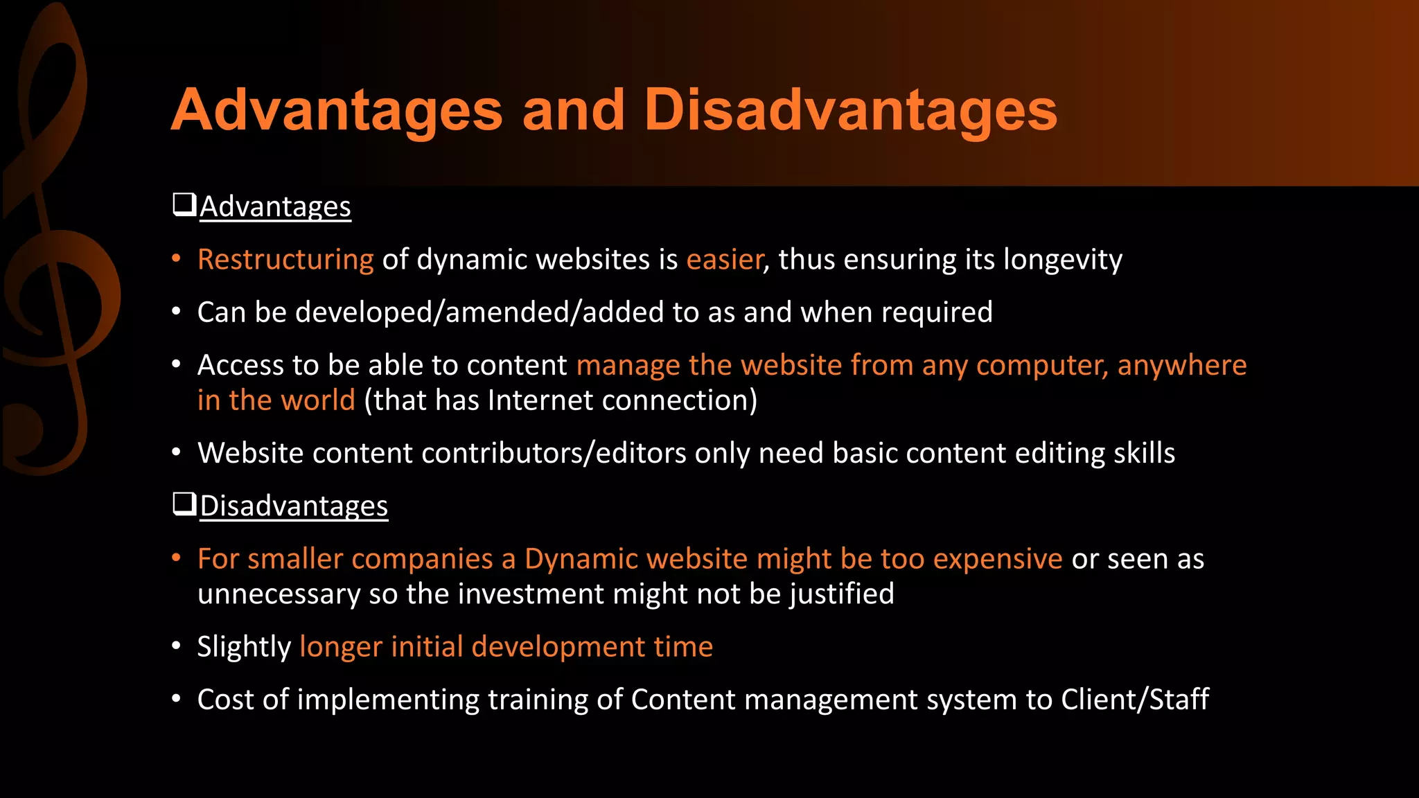 Static dynamic and active web pages | PPTX