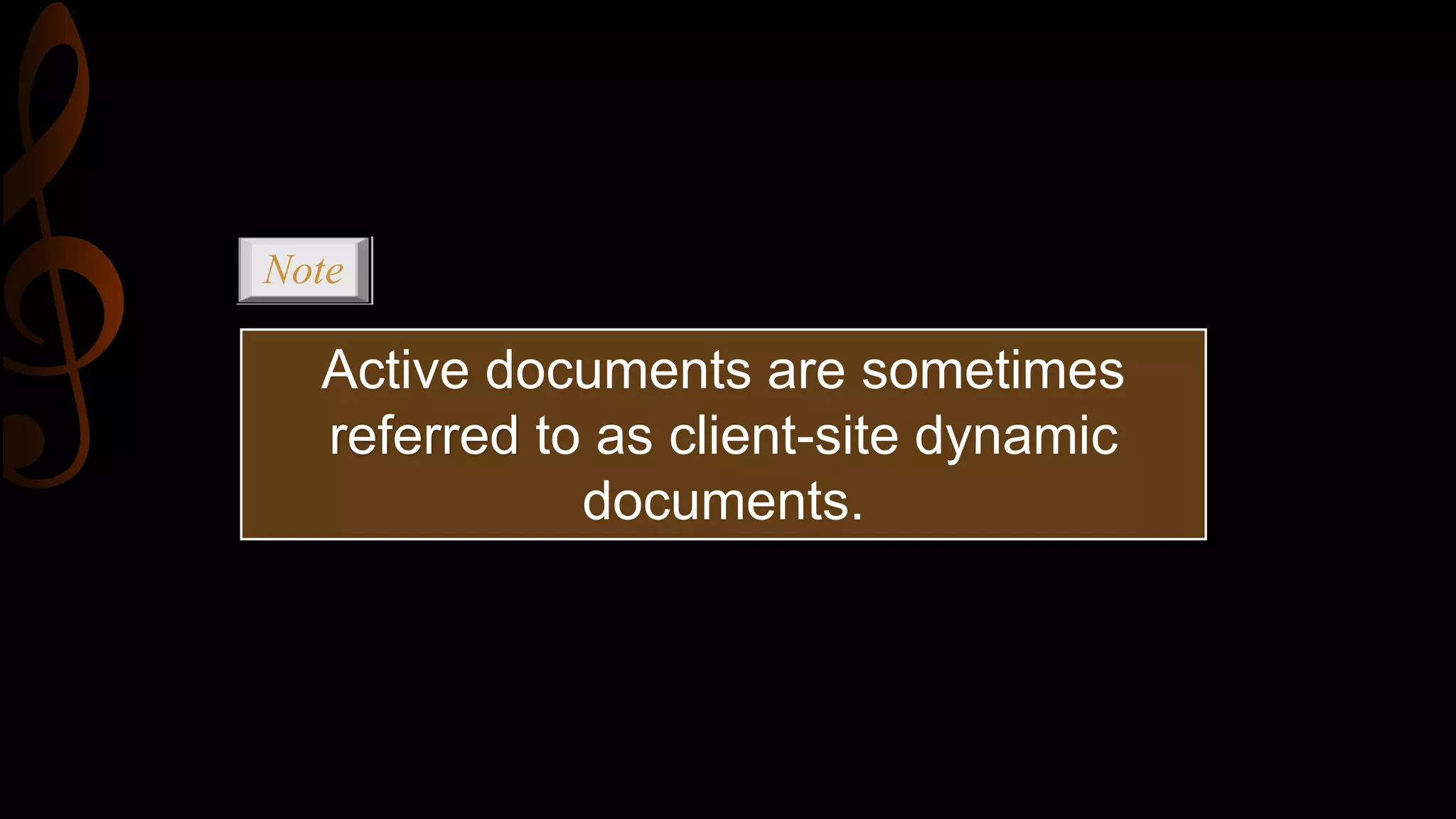 Static dynamic and active web pages | PPTX