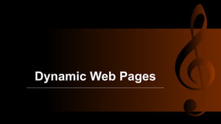 Static dynamic and active web pages | PPTX