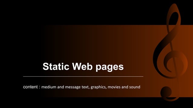 Static dynamic and active web pages | PPTX